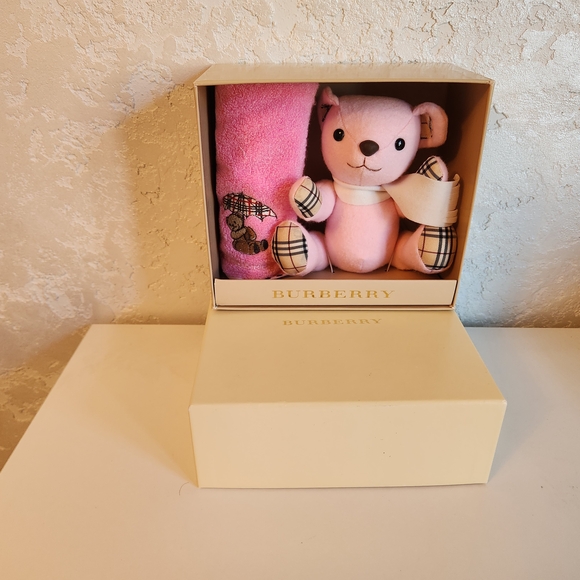 Burberry | Other | Burberry Pink Teddy Bear Gift Set | Poshmark